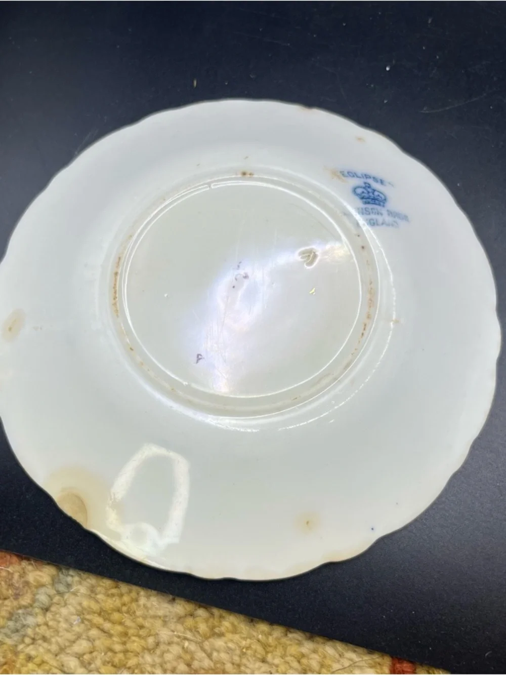 Dining | Antique Johnson Brothers Eclipse Flow Blue 7 Inch Salad Plate ...